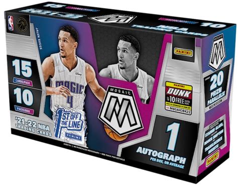 Panini Mosaic Basketball Card Checklist