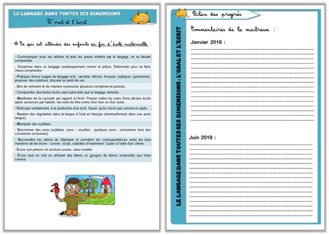 exemples appréciations livret scolaire maternelle