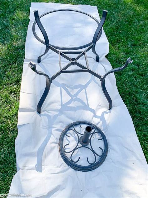 A Fix For Rusted Outdoor Furniture Green With Decor