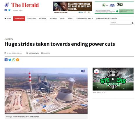 Chinese Embassy In Zimbabwe On Twitter The Hwange Thermal Power