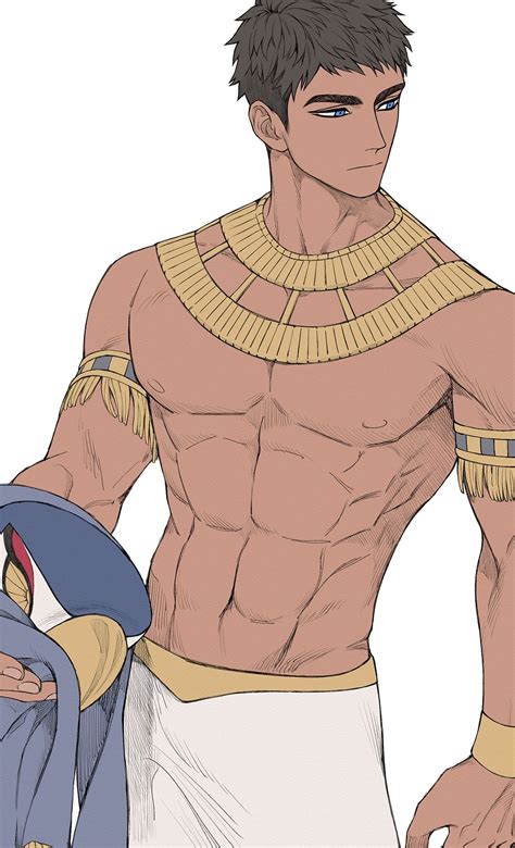 On Twitter Anime Egyptian Anime Guys Shirtless Cute Anime Guys
