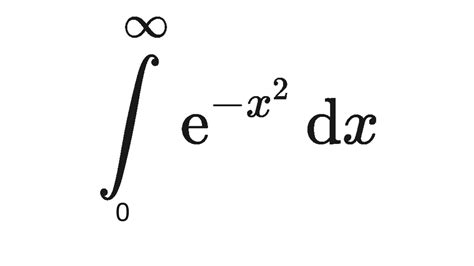 Calcular La Integral Impropia De La Exponencial E X 2 De Cero A