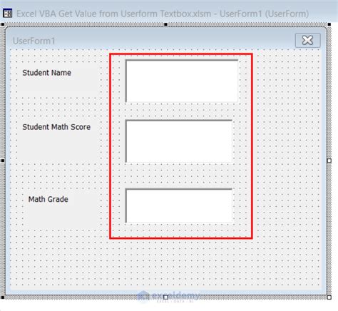 How To Use Vba To Get Value From Userform Textbox In Excel