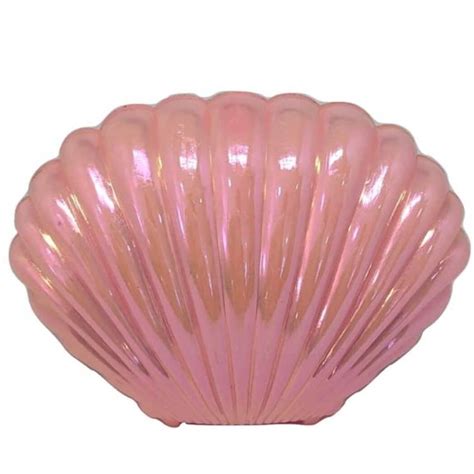 Enfeite plástico Concha nacarada rosa para dar aquele toque mais que