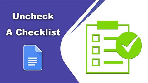 How To Uncheck A Checklist In Google Docs YouTube