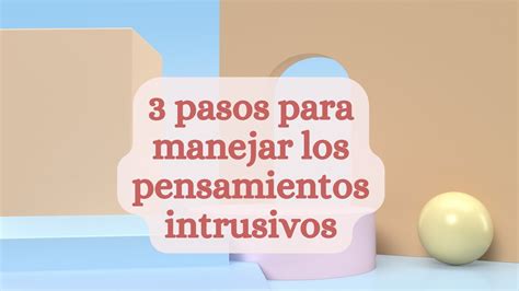 Como Manejar Los Pensamientos Intrusivos Ansiedad TOC YouTube