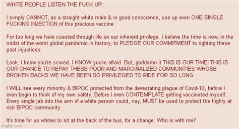 It S The Least I Can Do White Guilt Imgflip