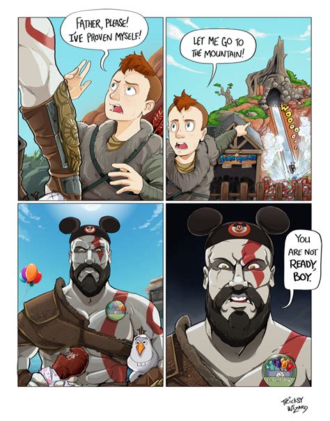 A Comic Strip With An Image Of Mickey Mouse And Other Characters In The Same Scene