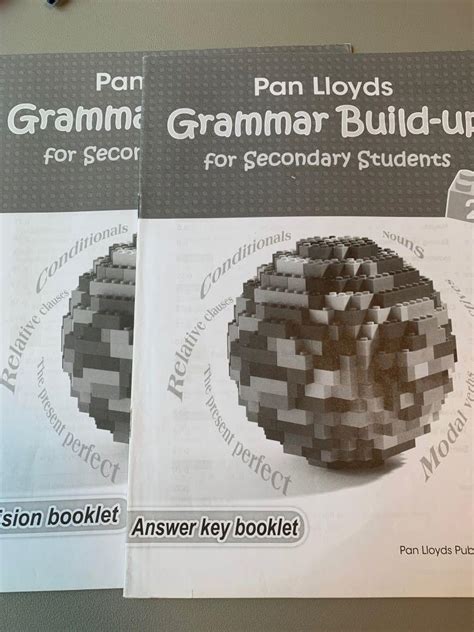 Pan Lloyds Grammar Build Up For Secondary Student Answer Key Booklet