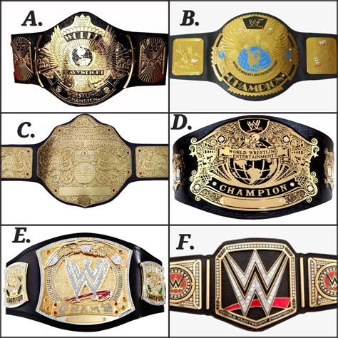 2000 S WWE On Twitter Favorite Championship Belt Design
