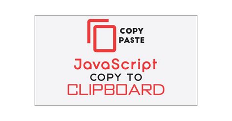 how to copy text to clipboard using javascript