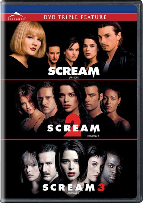 Scream Trilogy La Trilogie Frissons Scream 1 3 Frissons 1 3