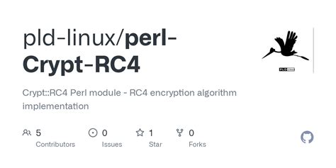 github pld linux perl crypt rc4 crypt rc4 perl module rc4 encryption algorithm implementation