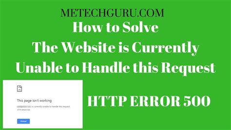 how to solve error 500 wordpress website is currently unable to handle this request youtube