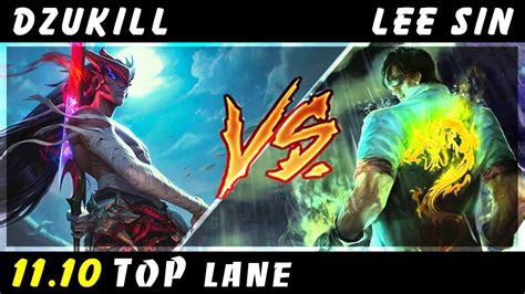 Dzukill Yone Vs Lee Sin Patch 11 10 Yone Gameplay YouTube