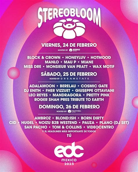 StereoBloom de EDC México te trae un gran line up Melodia Viajera
