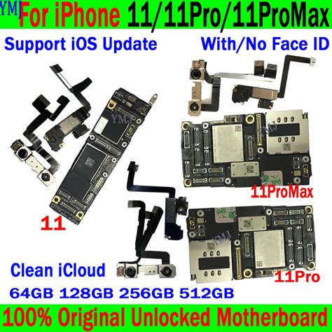 Clean Icloud For Iphone Pro Max Motherboard Original Unlocked For