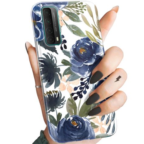 Etui Do Huawei P Smart 2021 Wzory Kwiaty Kwieciste Flower Obudowa