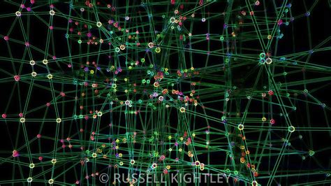 Russell Kightley Scientific Animations Abstract Network Animation Green