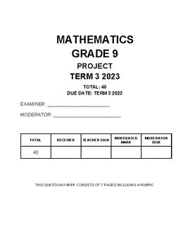 Results For Grade Mathematics Term Project Tpt
