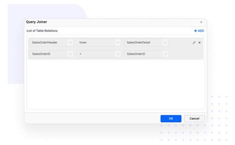 Query Builder Asp Net Mvc Report Designer Bold Reports