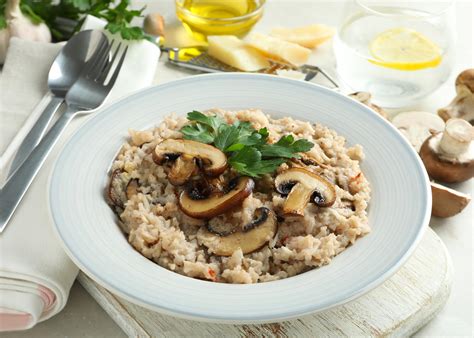 Risotto De Champi Ones Tradicional Italiano Pequerecetas