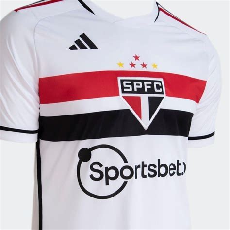 Camisa Do S O Paulo Fc Adidas Masculina Centauro