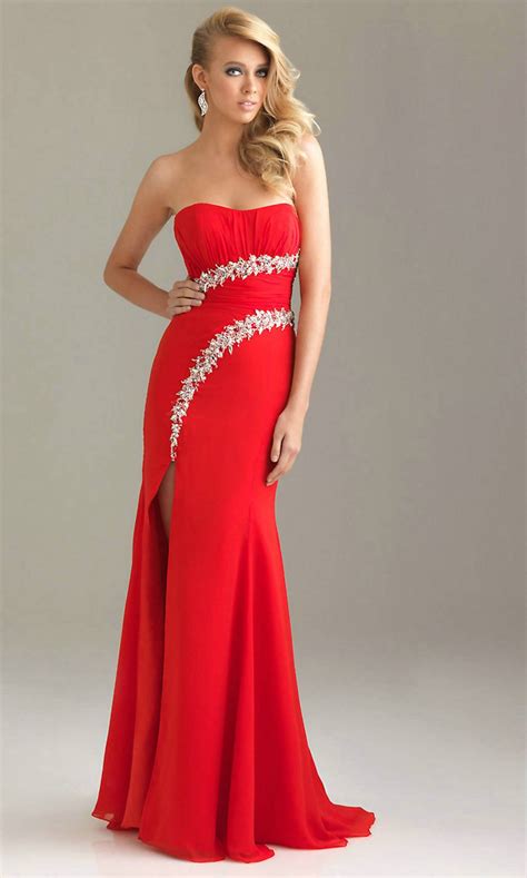 Lovely Red Prom Dresses For The Beautiful Evenings Godfather