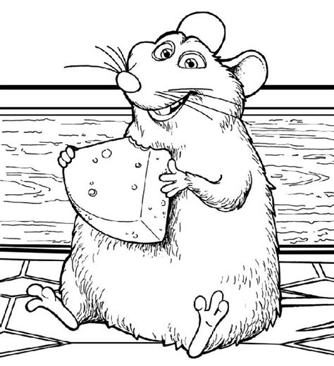 Desenhos Do Ratatouille Imprimir E Colorir Pintar
