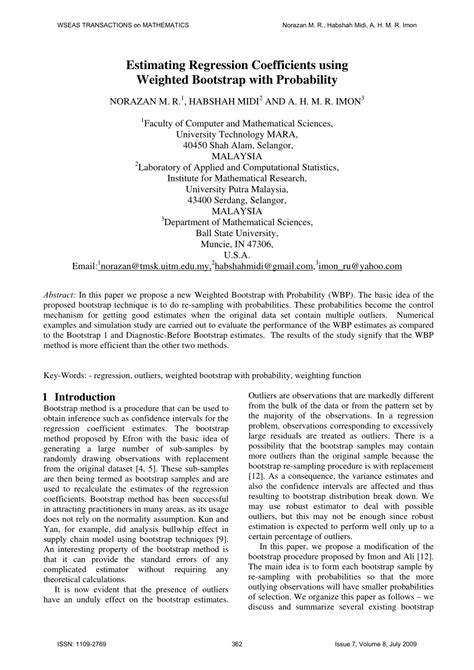 pdf nonparametric bootstrap regression pdf télécharger download