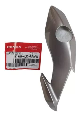 Bananinha Direita Fan Prata Original Honda Frete Gr Tis