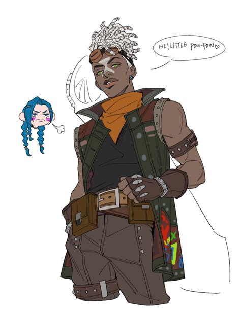 Jinx Ekko And Firelight Ekko League Of Legends And More Drawn By