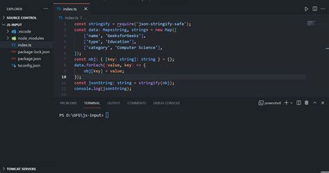 how to convert map to json in typescript geeksforgeeks