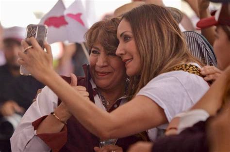 Insólito Delfina Gómez encabeza las encuestas a un mes de las