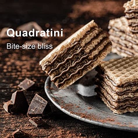 Loacker Quadratini Dark Chocolate Bite Size Wafer Cookies Small Pack
