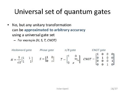quantum computers gates circuits and programming quantum gates