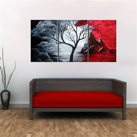 Modern Abstract Painting Wall Decor Landscape Canvas Wall Art Piece