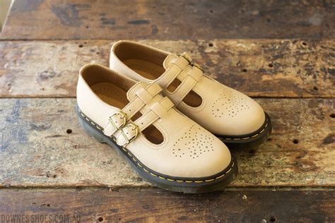 8065 Beige Virginia Twin Strap T Bar Mary Jane Downes