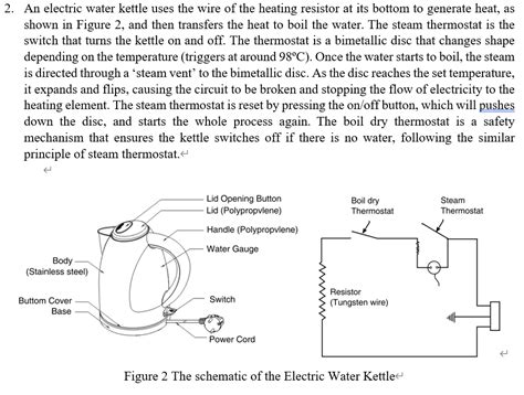 2 An Electric Water Kettle Uses The Wire Of The Chegg