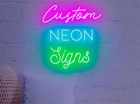 Custom Neon Sign Personalized Custom Neon Light Sign For Etsy