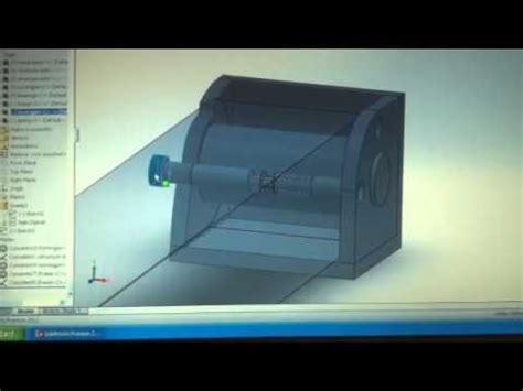 Hinge Mechanism Solidworks Youtube