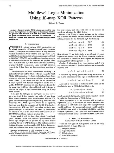 pdf multilevel logic minimization dokumen tips