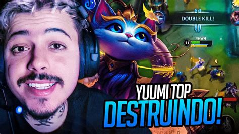 Yuumi Top Destruindo O Time Inimigo Wild Rift Youtube