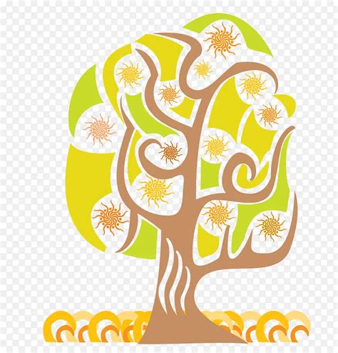 复古创意卡通树插画矢量素材PNG图片素材下载 图片编号9846010 PNG素材网