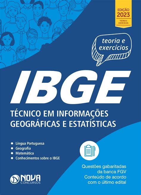 Apostila IBGE Efetivo em PDF Técnico em Informações Geográficas e