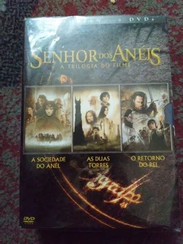 Dvd Box Trilogia O Senhor Dos Aneis 6 Discos Orig Impecável