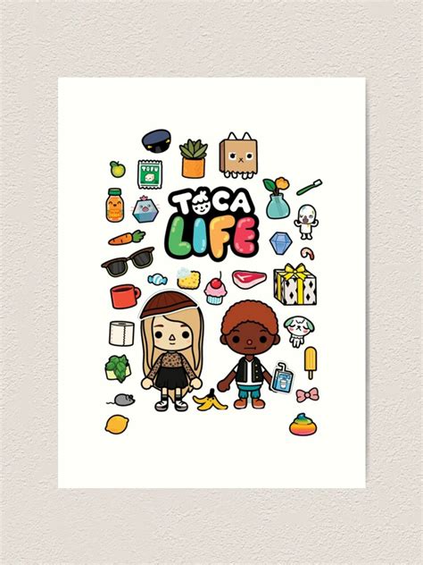 Toca Boca Toca Boca 2021 Toca Life World Magnet By Madebycdesign Porn