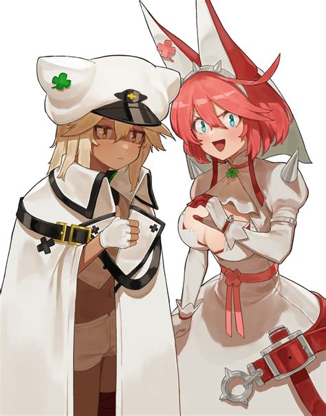 Ramlethal Valentine And Elphelt Valentine Guilty Gear Drawn By Flasso