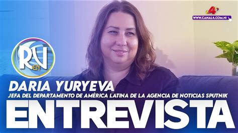 Daria Yuryeva jefa del Departamento de América Latina de la Agencia de