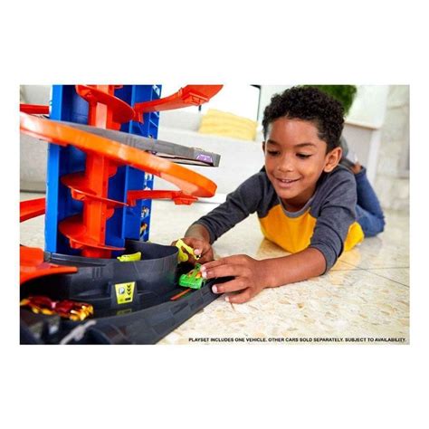 Hot Wheels Pista Mega Garagem Gigante Mattel Pistas Magazine Luiza
